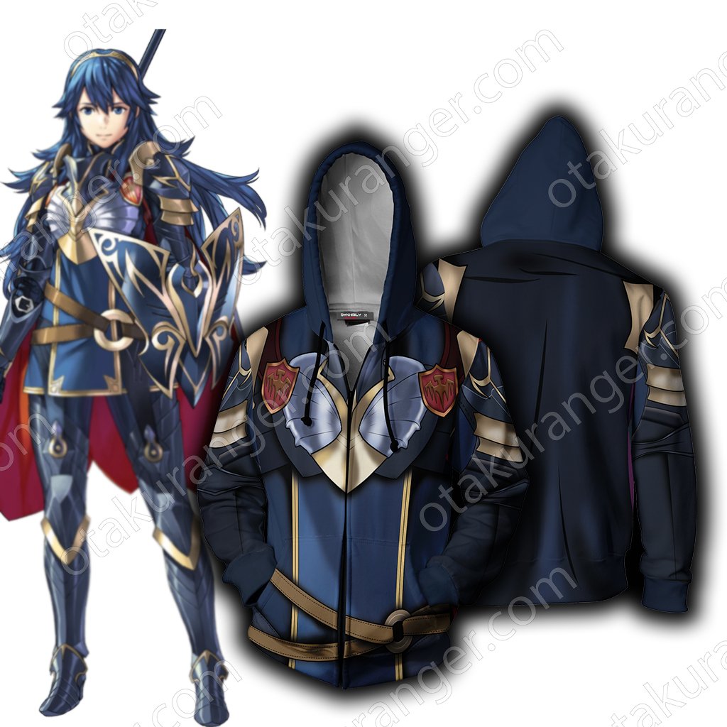Fire Emblem Brave Lucina Cosplay Zip Up Hoodie Jacket – WackyTee