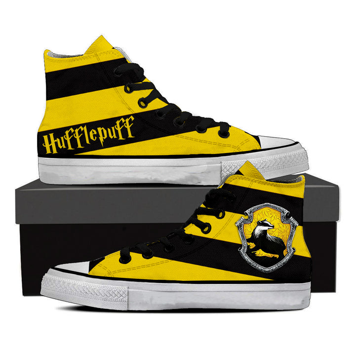 Hufflepuff House Harry Potter High Top Shoes – WackyTee