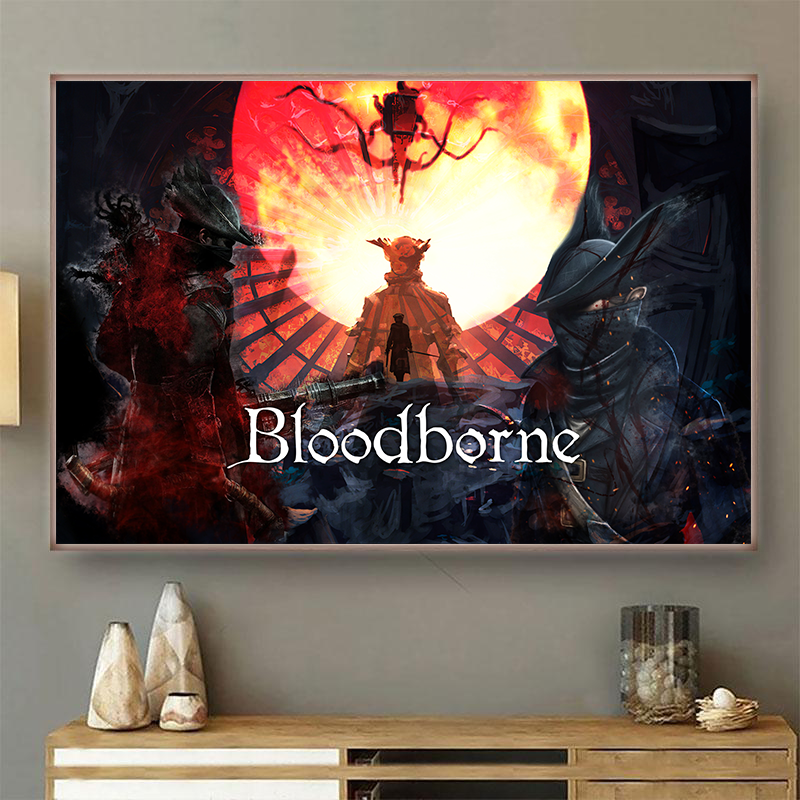 Bloodborne Video Game Canvas & Poster – WackyTee