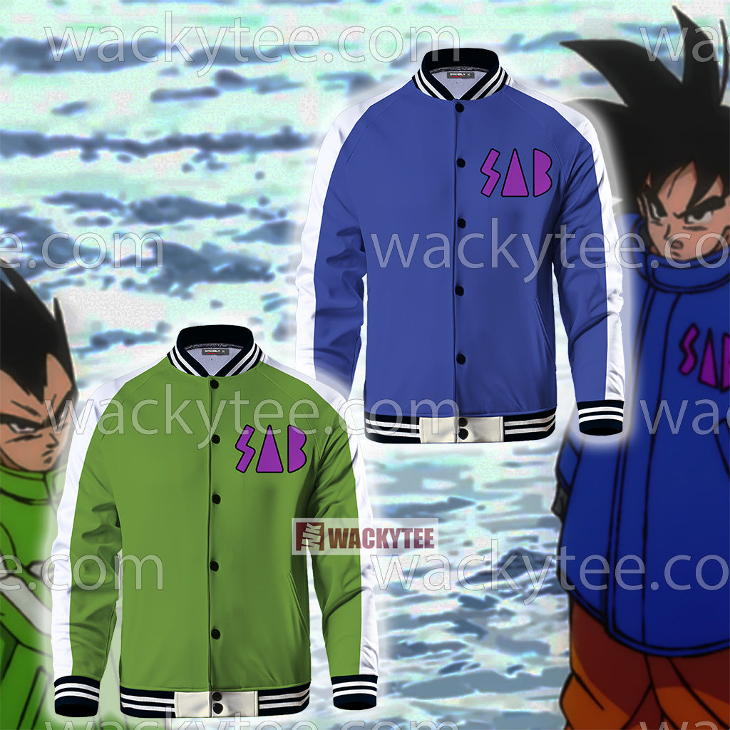 Dragon Ball SAB Vegeta And Goku Cosplay Baseball Jacket – WackyTee